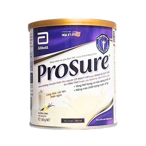 Sữa Bột Prosure Vani Hộp Thiếc 380g – Ruby Mart