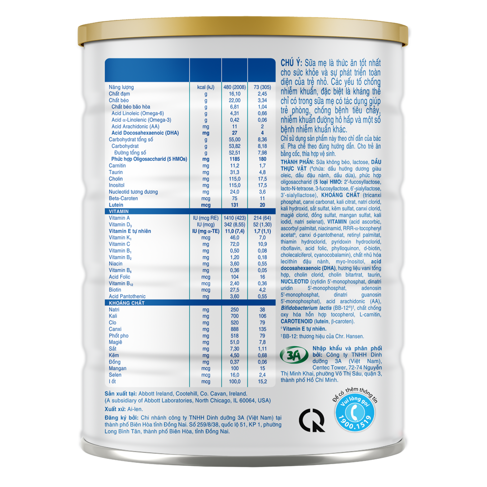 Sữa bột Similac Total Protection 1+ 850g - Cho bé 1 -2 tuổi. (Mẫu mới – Ruby Mart