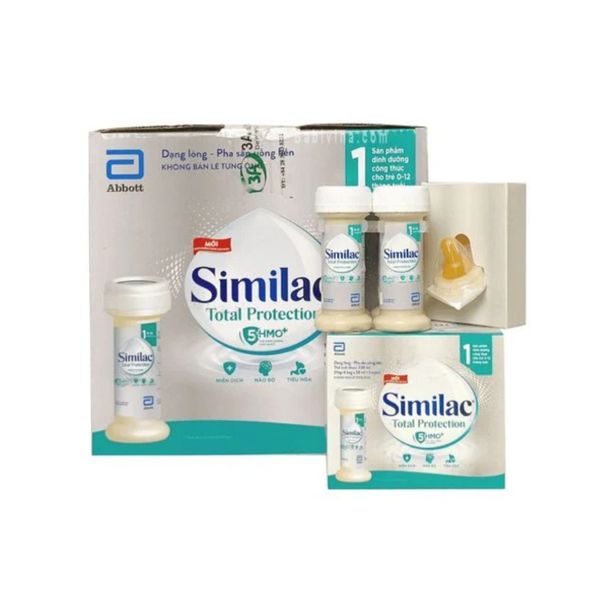 Lốc 4 chai Sữa nước Similac Total Protection dành cho bé sinh mổ hoặc ...
