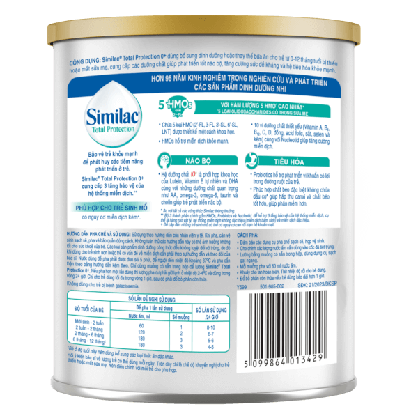 Sữa bột Similac Total Protection 0+ 380g - Cho bé 0 -12 tháng tuổi ...