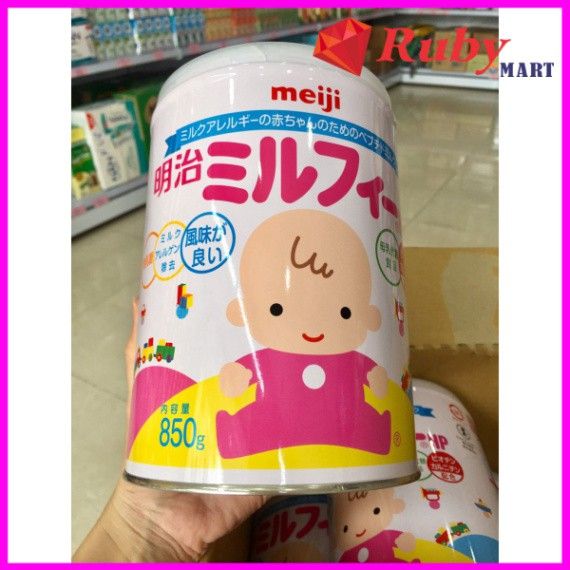 Sữa Bột Meiji HP Cho Bé Dị Ứng Đạm Sữa Bò 850g – Ruby Mart