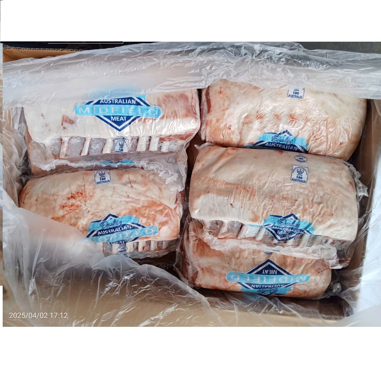 Sườn cừu kiểu Pháp - Midfield Lamb rack French 0.8-2kg