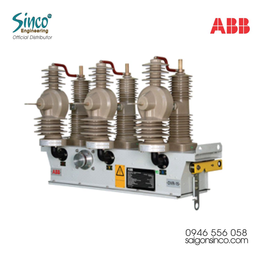 Máy cắt tự đóng lặp lại chân không ba pha Recloser OVR ABB – saigonsinco.com