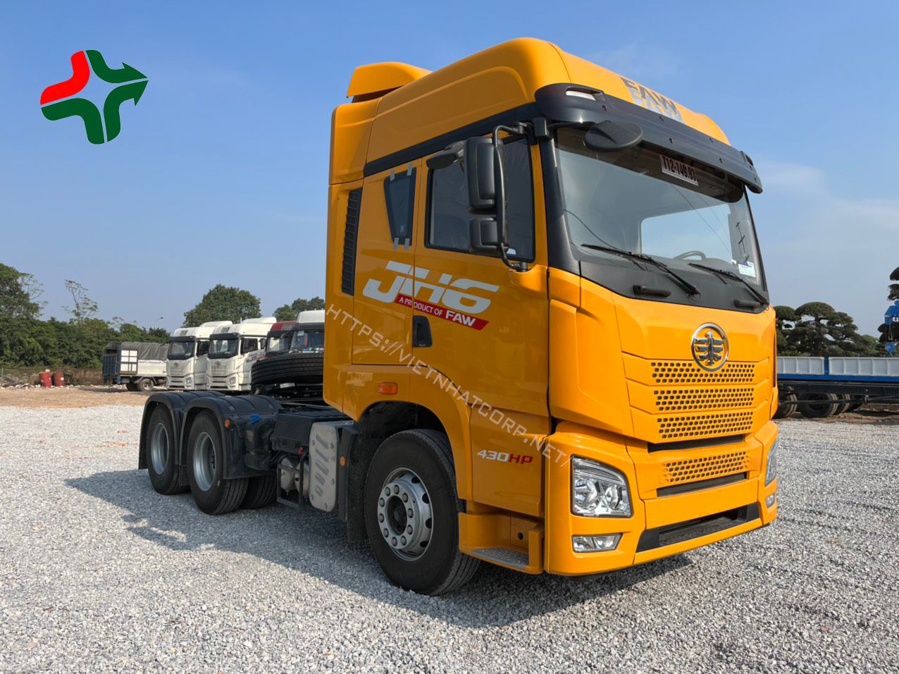 Xe đầu kéo Faw 2 cầu 430 Hp cabin JH6 – Công ty Chuyên dùng Việt Nhật