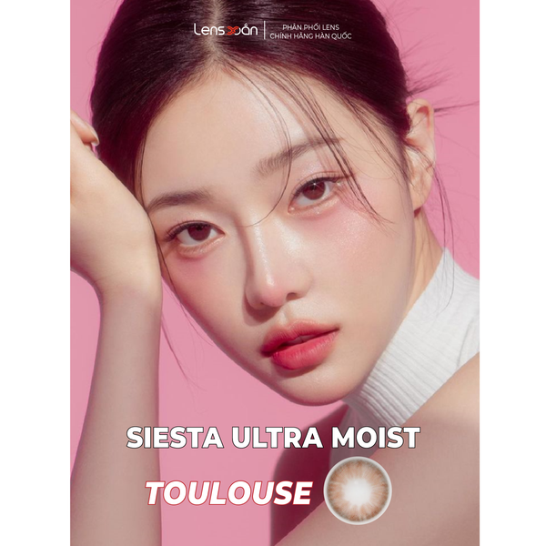 Kính áp tròng Siesta Ultra Moist Toulouse hãng Color CL - Lens nâu cam