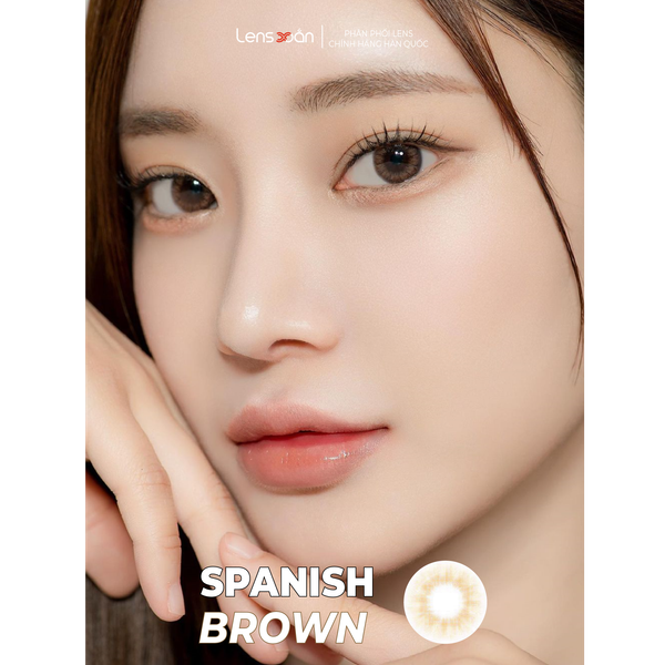 Kính áp tròng Spanish Brown hãng B.S.Cor - Lens nâu trong