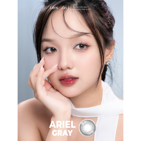 Lens 6 Tháng Oriana Ariel Gray ánh xám trong veo ngây thơ - I-SHA