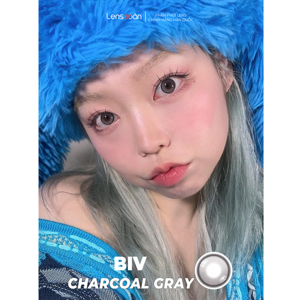 Biv Charcoal Gray - MYFiPN | Lens xám Douyin trong sáng nhẹ dễ đeo