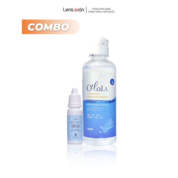 OLOLA Combo Ngâm 160ml và Nhỏ mắt