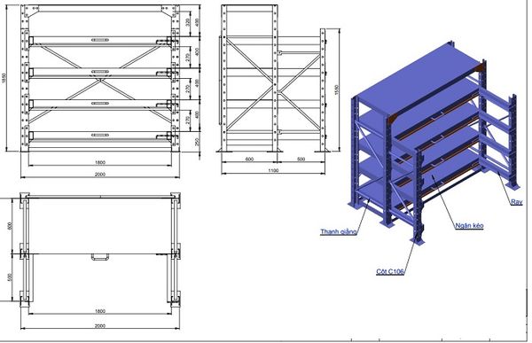 Mould rack – INDUSTRIAL RACKING SYSTEM