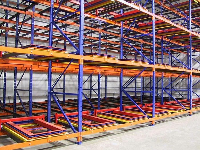 Kệ Push Back – INDUSTRIAL RACKING SYSTEM