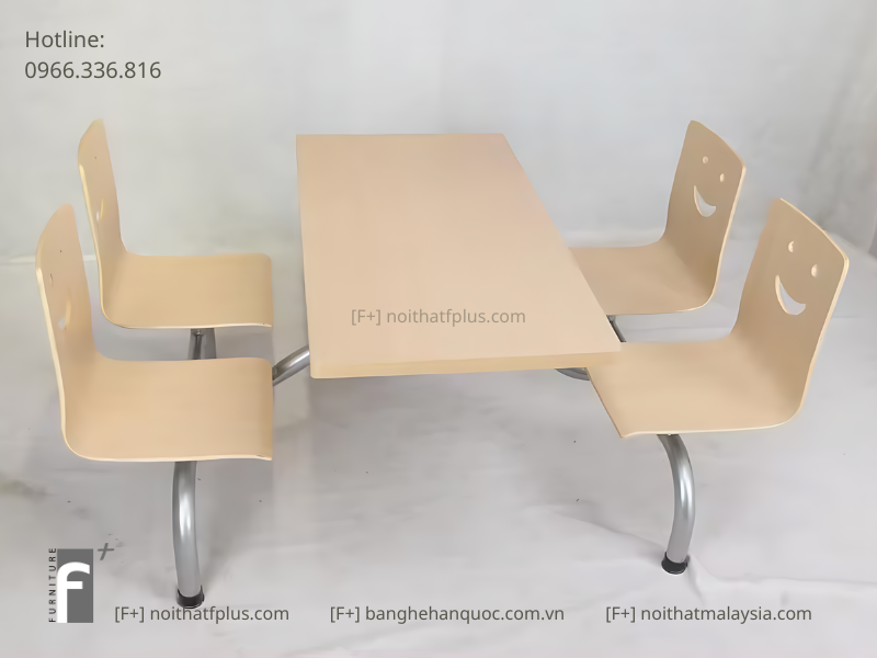 BỘ BÀN ĂN LIỀN GHẾ F-BA06 – Nội thất Fplus