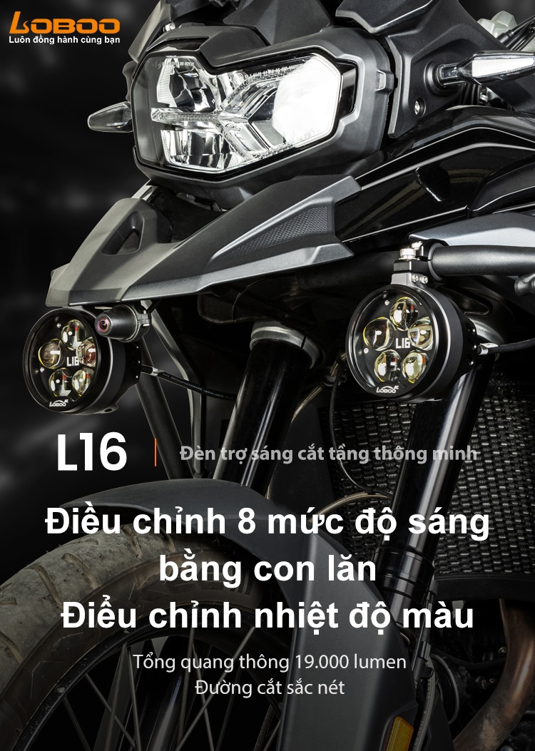 Đèn trợ sáng Loboo L16 chính hãng (Bảo hành 12 tháng) – Anywhere Man