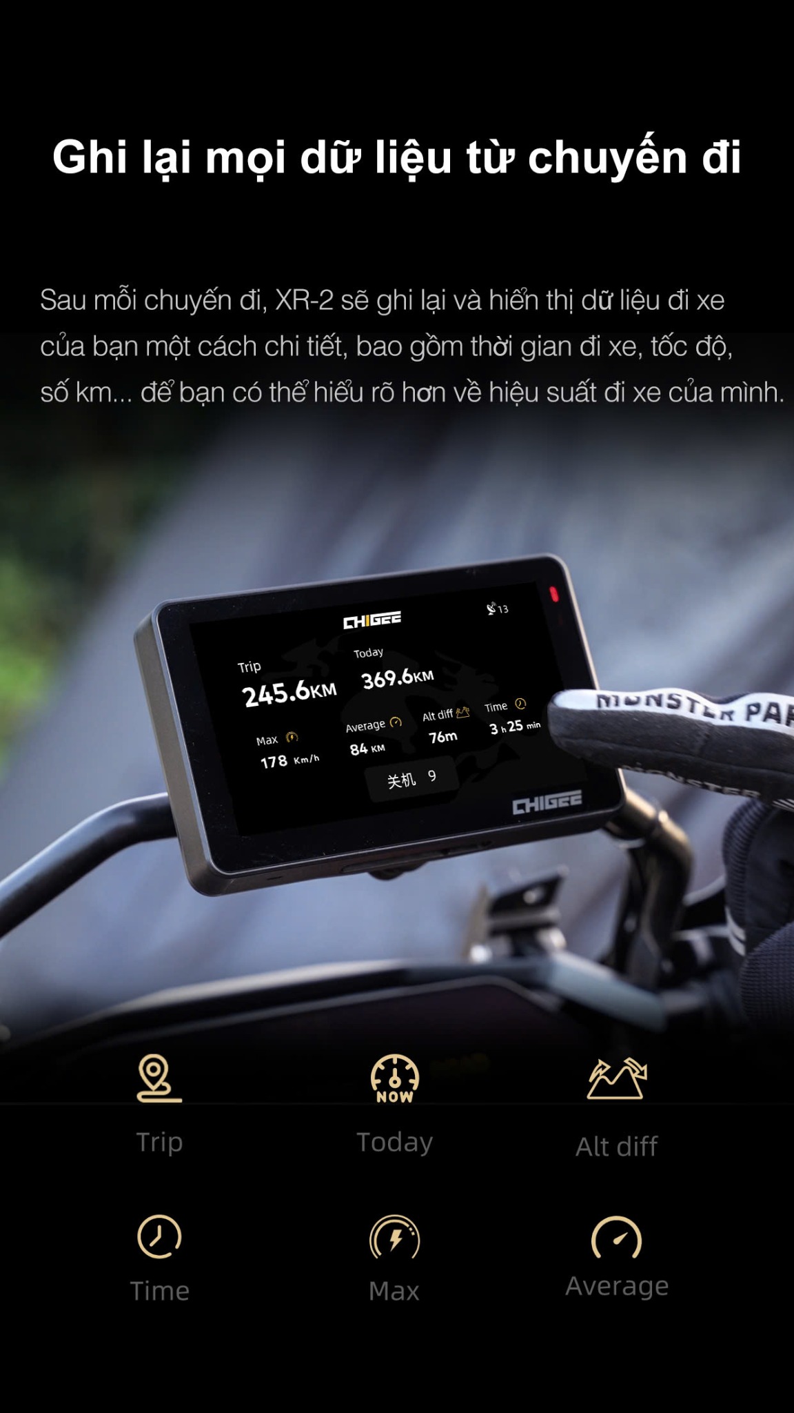 Màn hình dẫn đường Apple Carplay cho xe PKL Chigee XR-2 – Anywhere Man