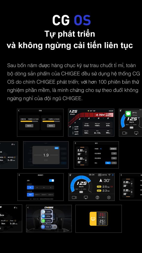 Màn hình dẫn đường Apple Carplay cho xe PKL Chigee XR-2 – Anywhere Man
