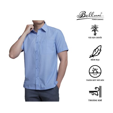 Áo sơ mi nam ngắn tay cao cấp BELLUNI – Belluni