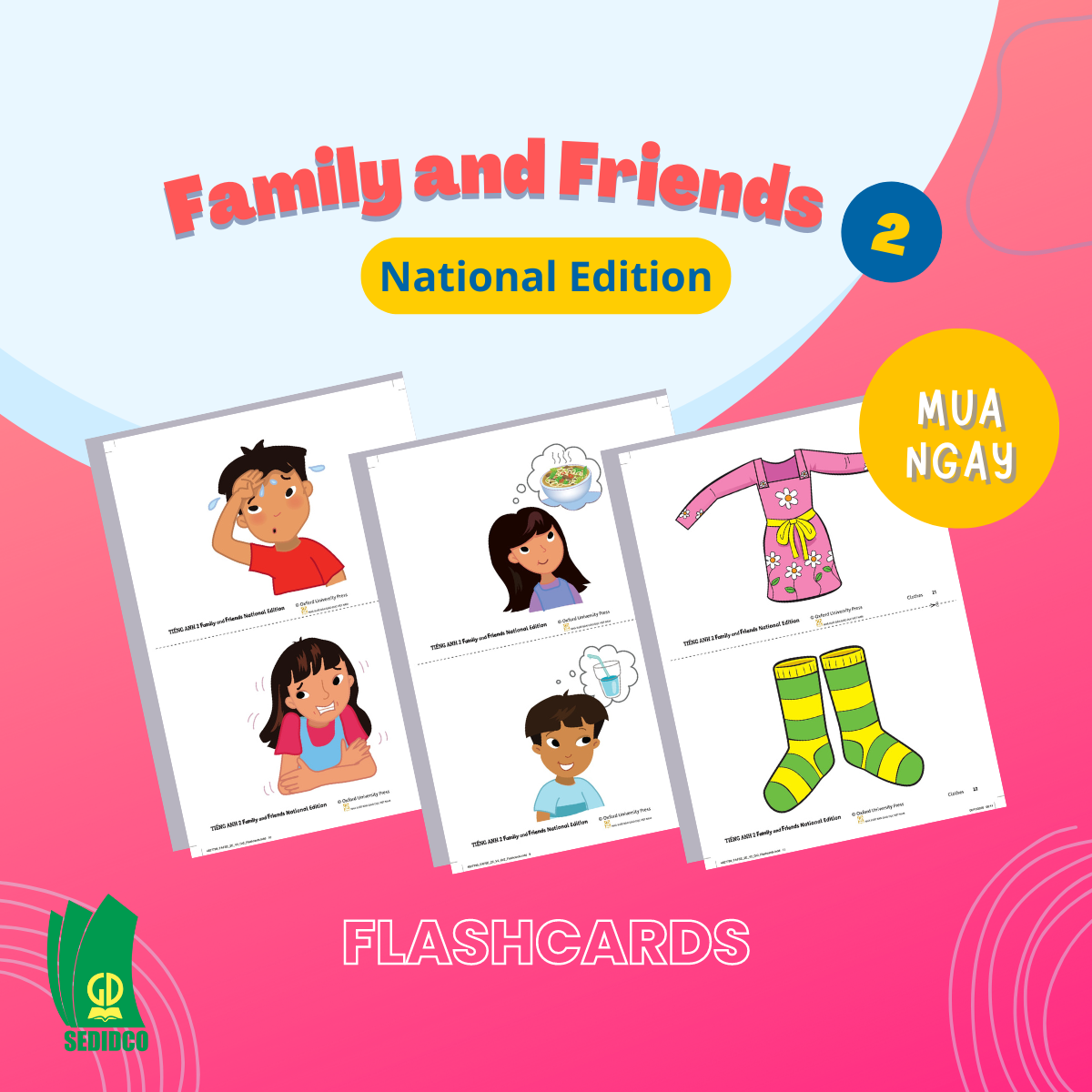 Flashcard Tiếng Anh 2 Family and Friends National Edition – Phương Nam ...