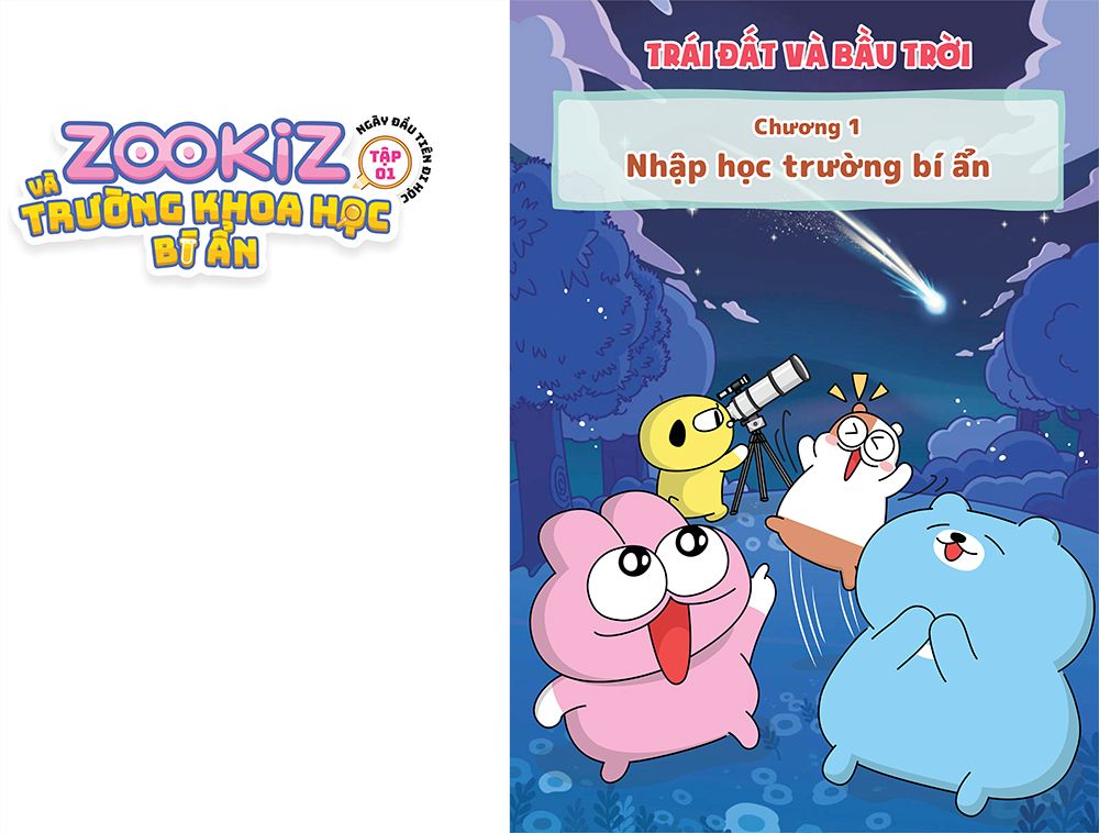 Combo Zookiz và trường khoa học bí ẩn (3 tập) (Tặng kèm Sticker + Thướ ...