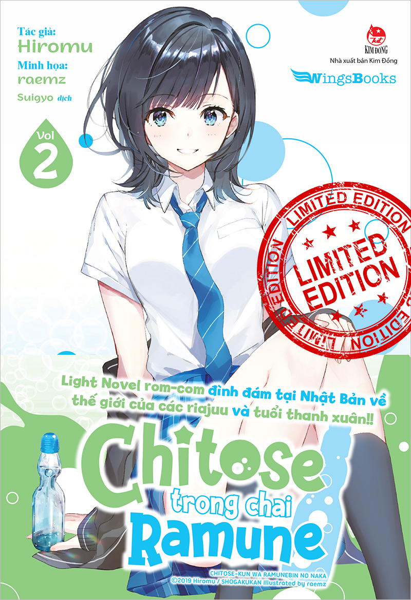Chitose trong chai Ramune - Tập 2 - Bản giới hạn (Tặng 1 bìa áo Limite – Nhà xuất bản Kim Đồng