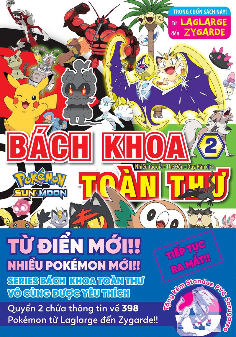 Bách khoa toàn thư Pokémon Sun & Moon - Tập 2 (Tặng Kèm Standee Pokémo – Nhà xuất bản Kim Đồng