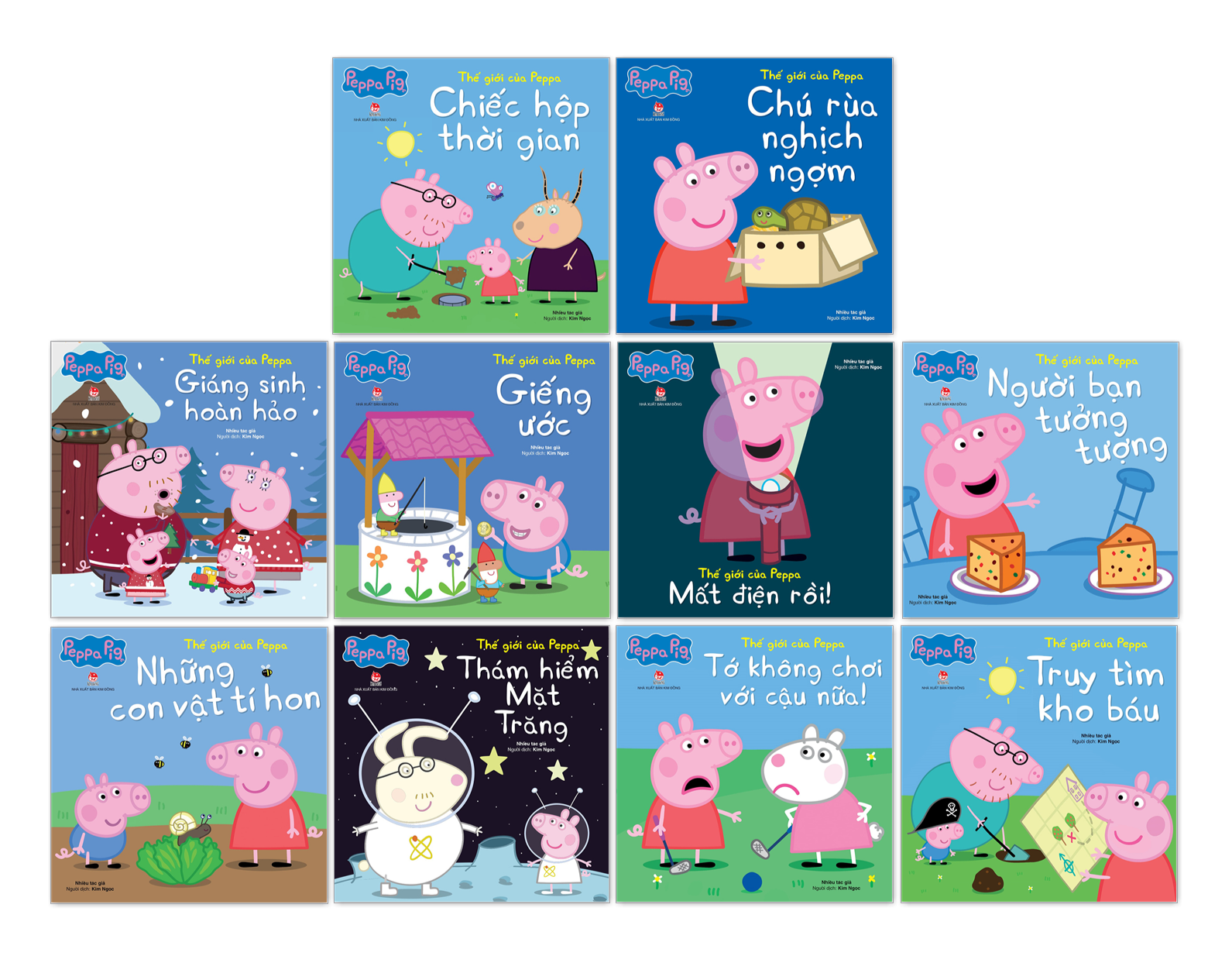 Combo Thế giới của Peppa (10 quyển) - Bộ 2 – Nhà xuất bản Kim Đồng