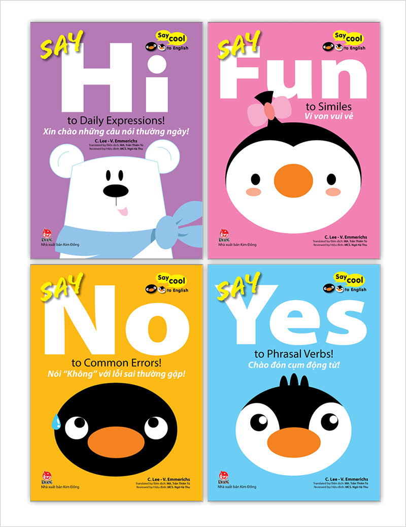 Combo Say cool to English (4 quyển) – Nhà xuất bản Kim Đồng
