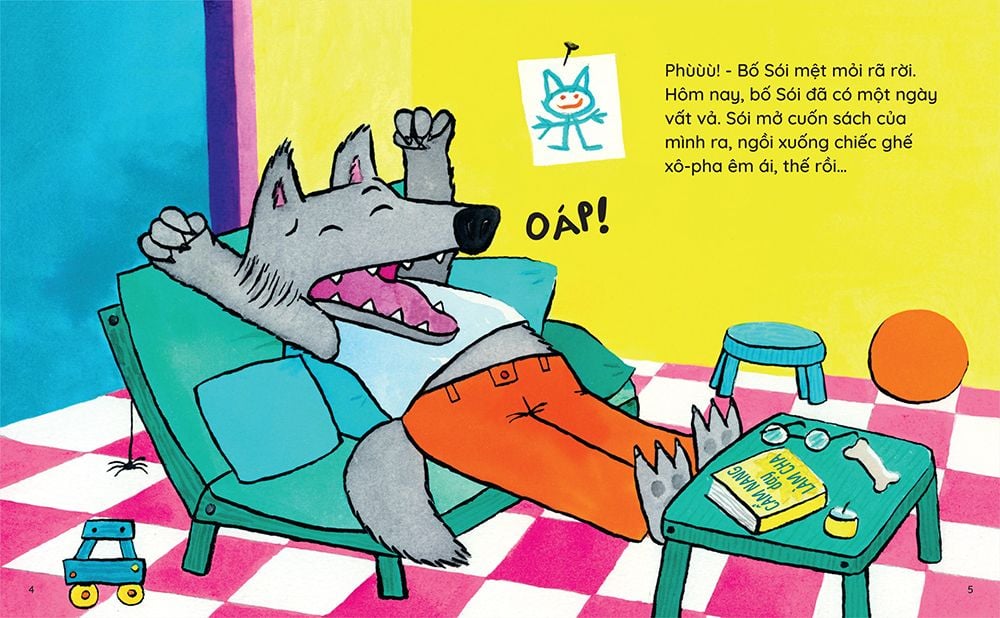 Bố Sói - Con Thỏ - Ngủ đi con yêu! – Nhà xuất bản Kim Đồng