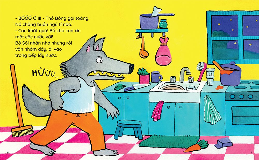 Bố Sói - Con Thỏ - Ngủ đi con yêu! – Nhà xuất bản Kim Đồng