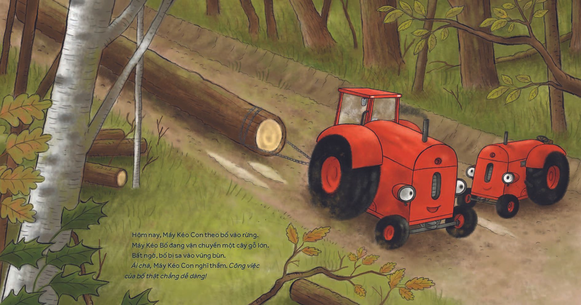 Nông trại vui vẻ - Máy Kéo Con và cây thông Noel – Nhà xuất bản Kim Đồng