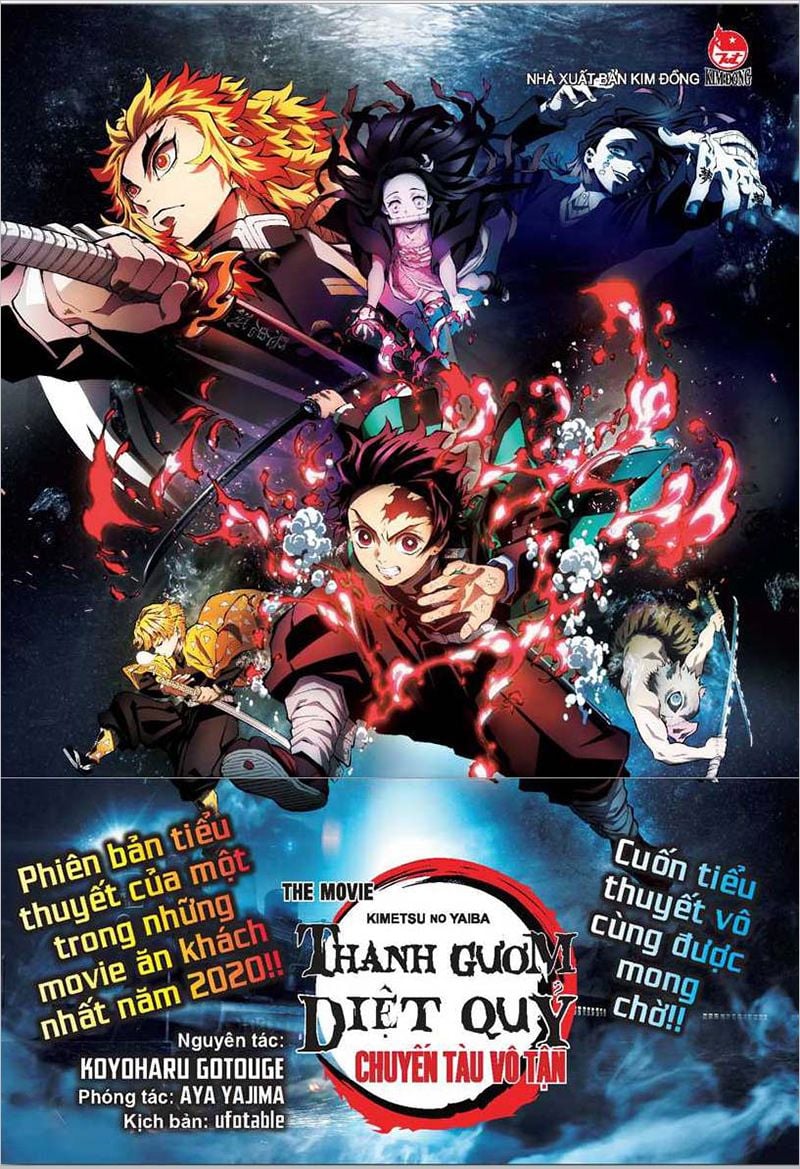 Tiểu thuyết thanh gươm diệt quỷ - Chuyến tàu vô tận (Tặng Kèm Bookmark ...