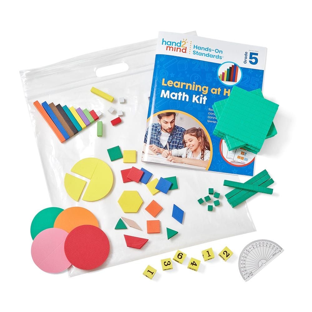 Hands-On Standards® Learning at Home Math Kit, Grade 5 – May Book Shop