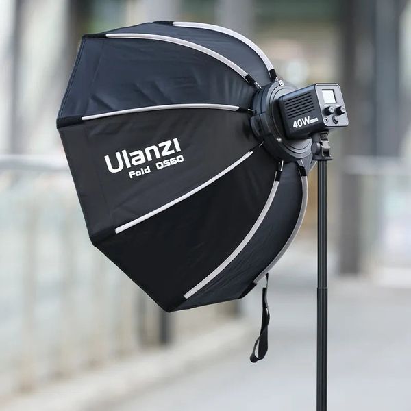 Softbox Ulanzi 40cm / 60cm Octagonal with Mini Bowens Mount (DS40/DS60