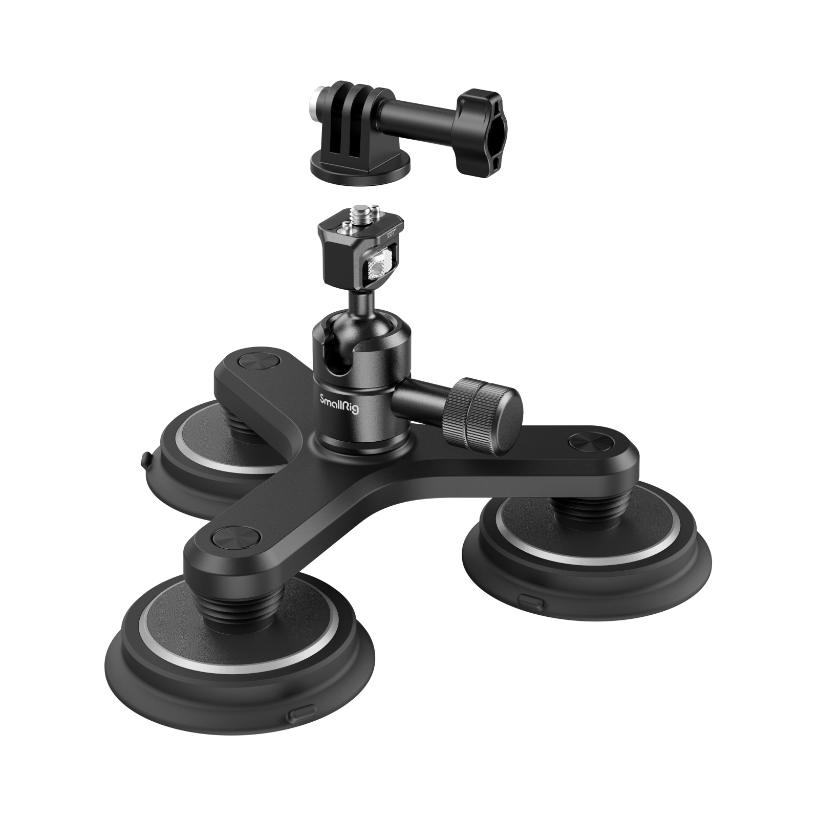 SmallRig 4468 Triple Magnetic Suction Cup Mounting Support Kit for Act ...