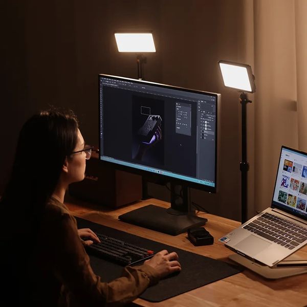 Makeup Light Ulanzi Studio K6500 Magnetic Bluetooth Video Light 2900K ...