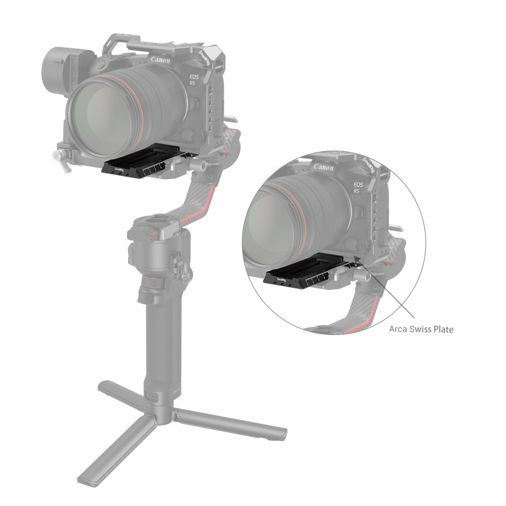 SmallRig 3061 - Quick Release Plate with Arca-Swiss for DJI RS 2/RSC 2