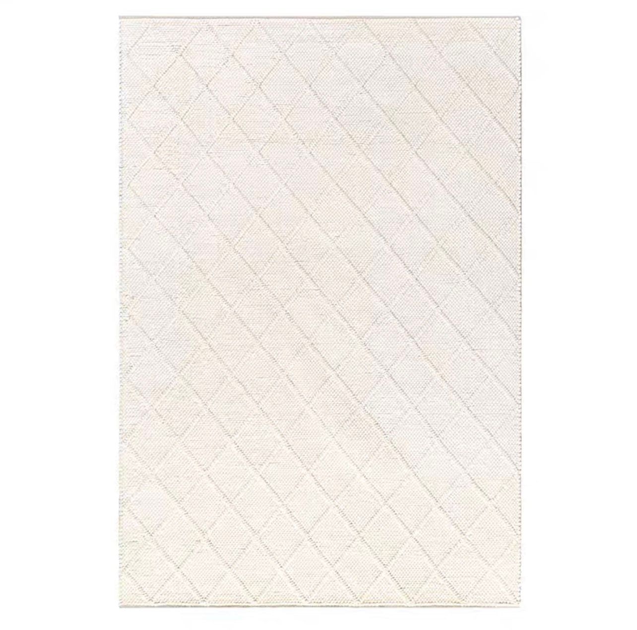 Rhombus Idian wool rug - Light Brown – Studio by Drew