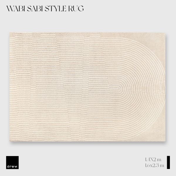 Wabi Sabi Style Rug - Beige – Studio by Drew