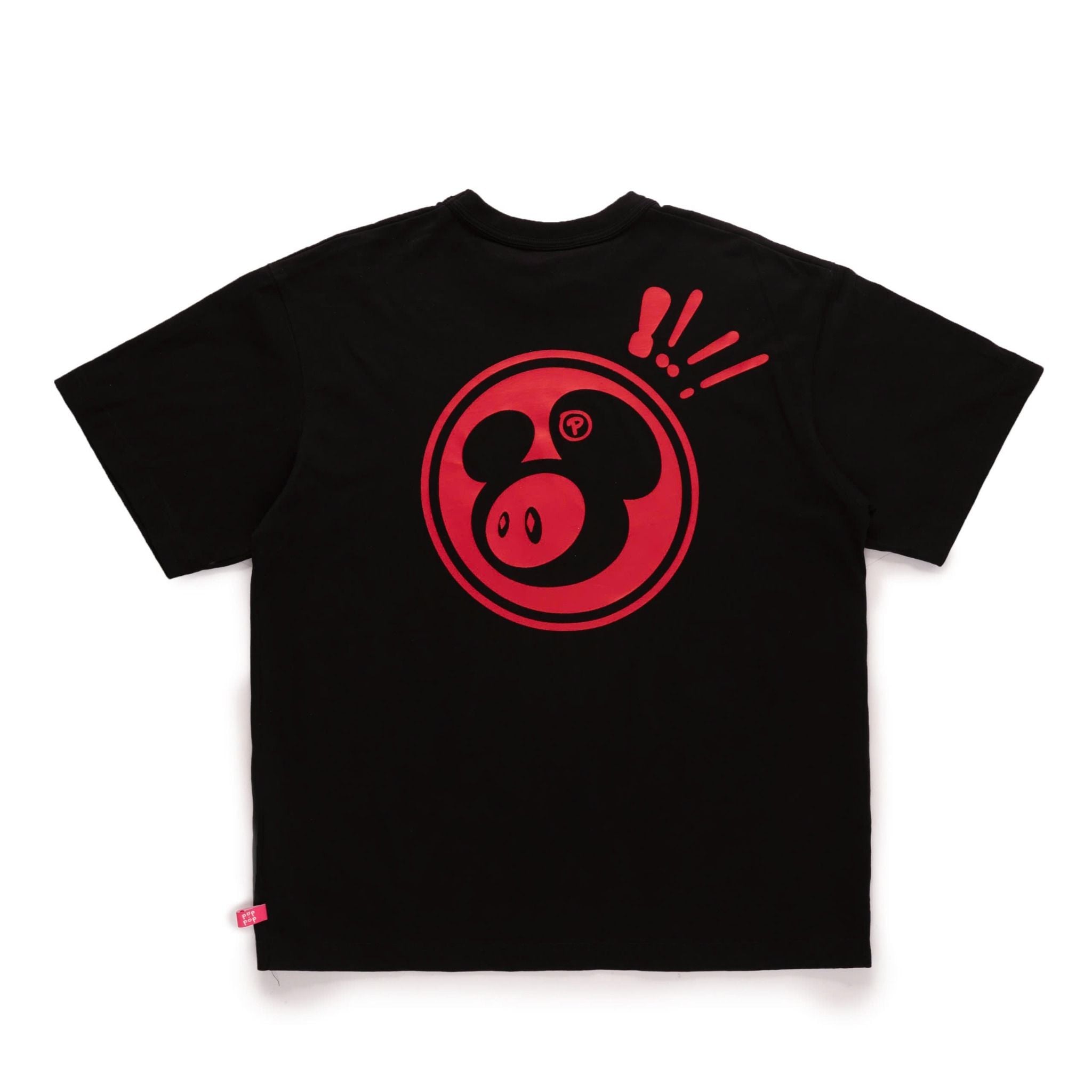 Poppop Mascot SS Tee Black/ Red – Poppophihi