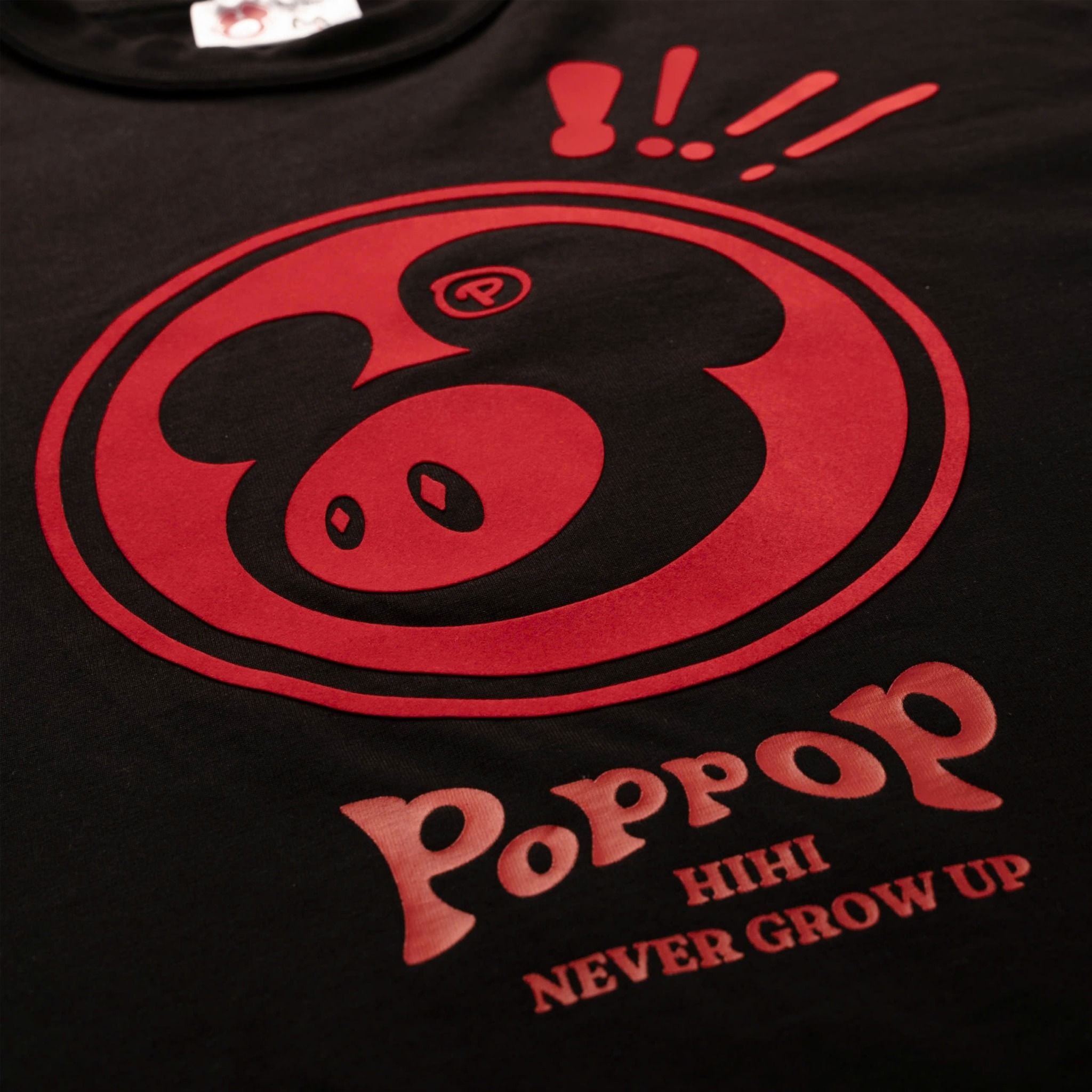 Poppop Mascot SS Tee Black/ Red – Poppophihi