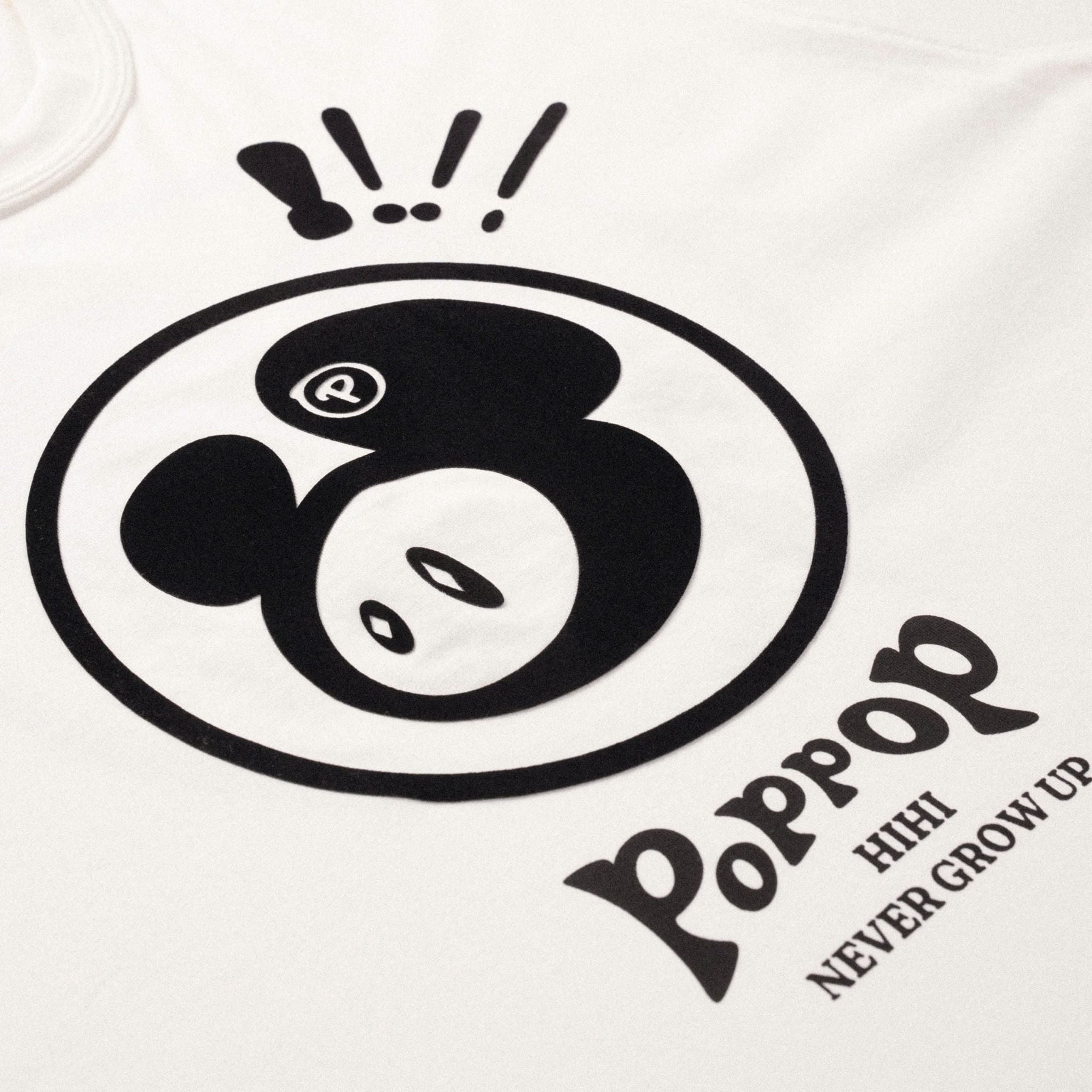 Poppop Mascot SS Tee White/ Black – Poppophihi