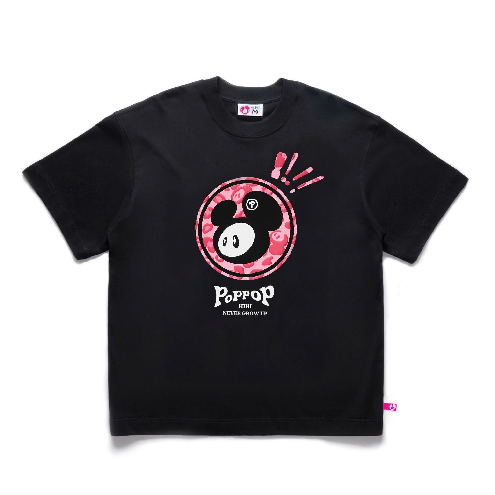 Poppop Mascot PP Leopard Tee Pink – Poppophihi
