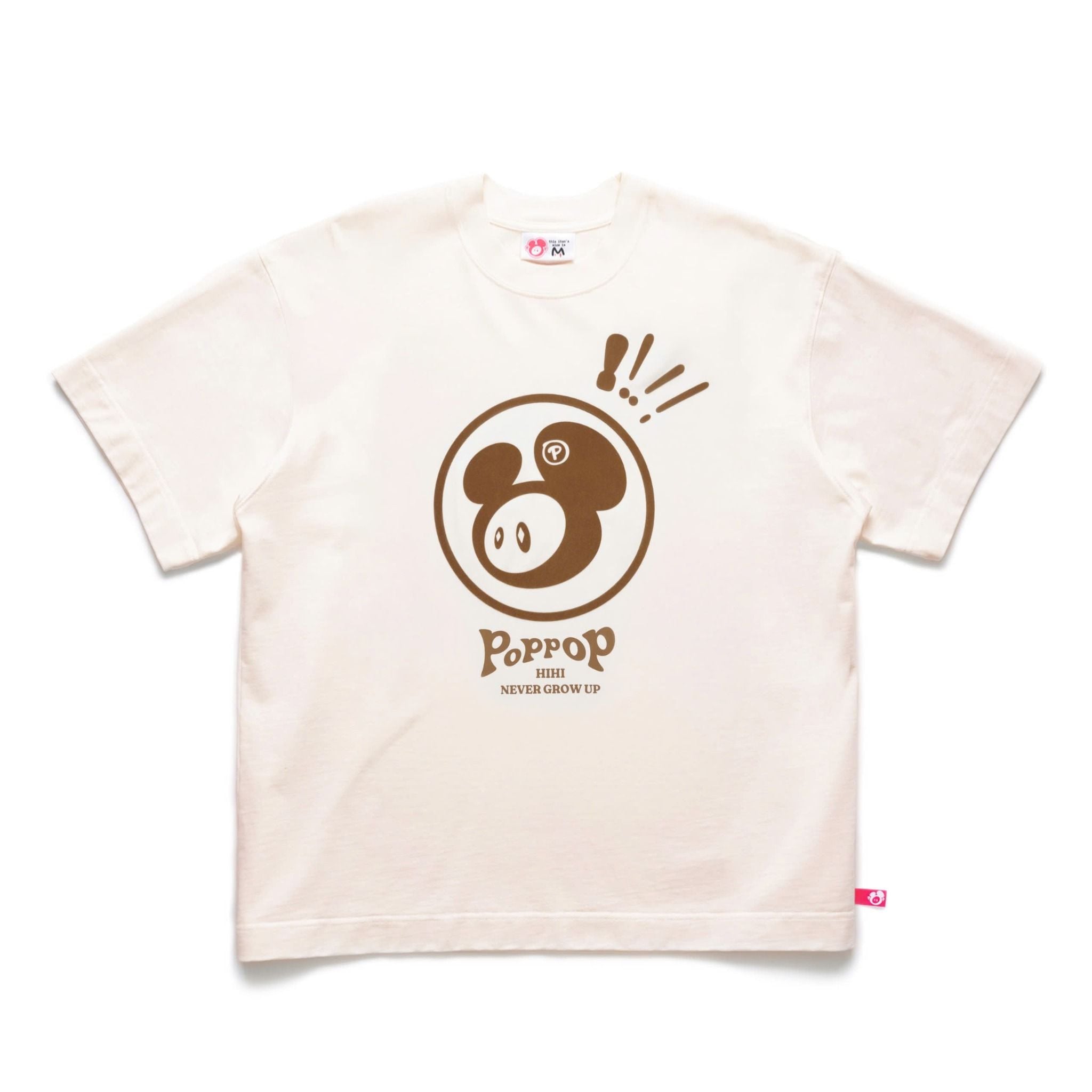 Poppop Mascot PP Tee Cream – Poppophihi