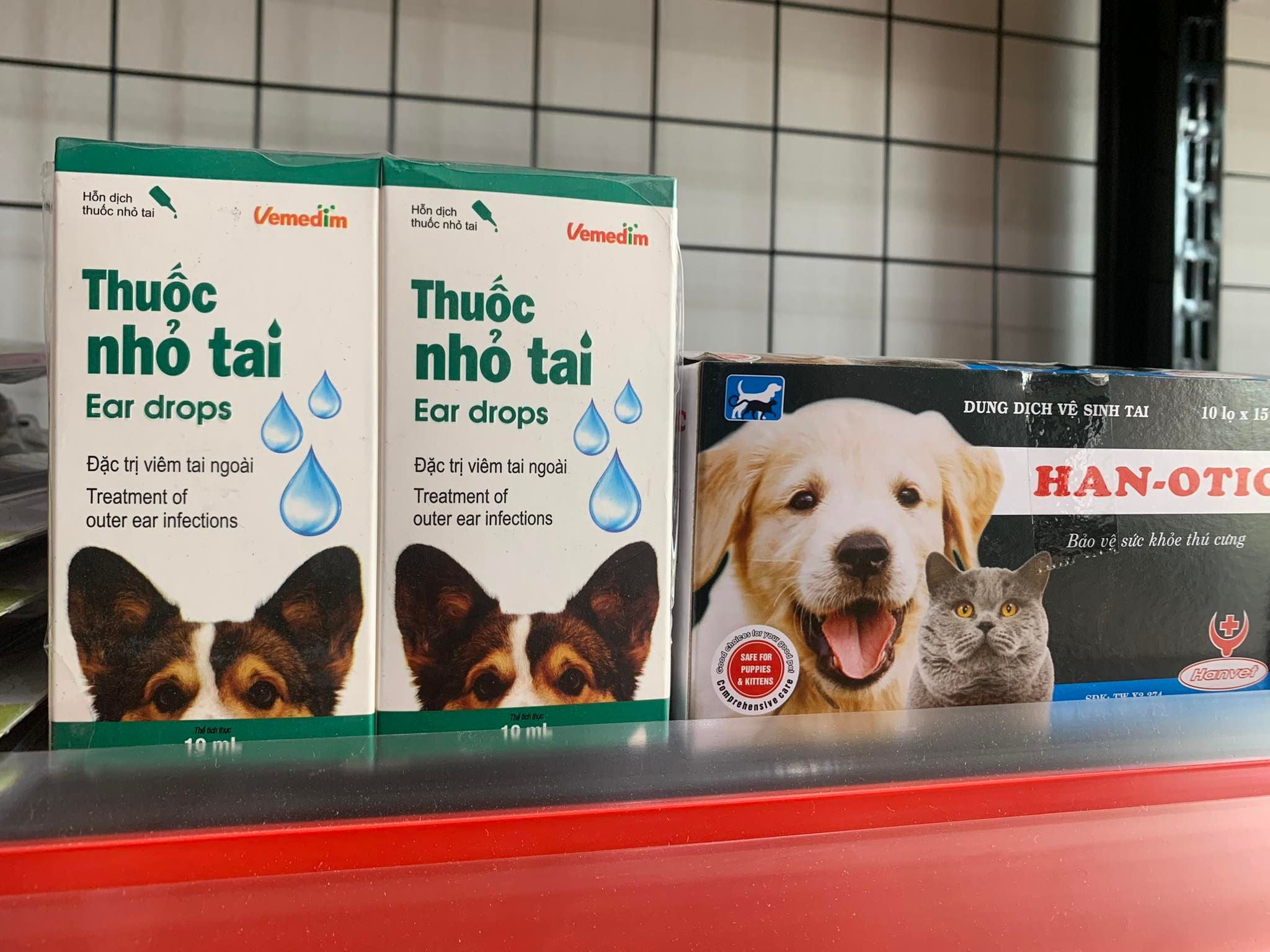 Thuốc nhỏ tai chó mèo VEMEDIM EAR DROPS (Đặc Trị Viêm Tai Chó Mèo 10ml ...