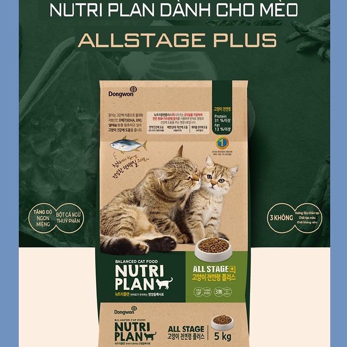 [5KG] NUTRI PLAN tải lớn 5KG – Petspace.vn