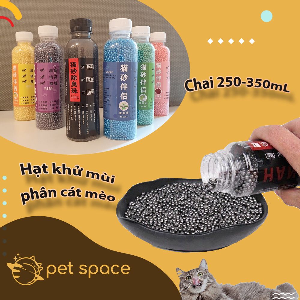 Hạt khử mùi cát mèo than hoạt tính – Petspace.vn