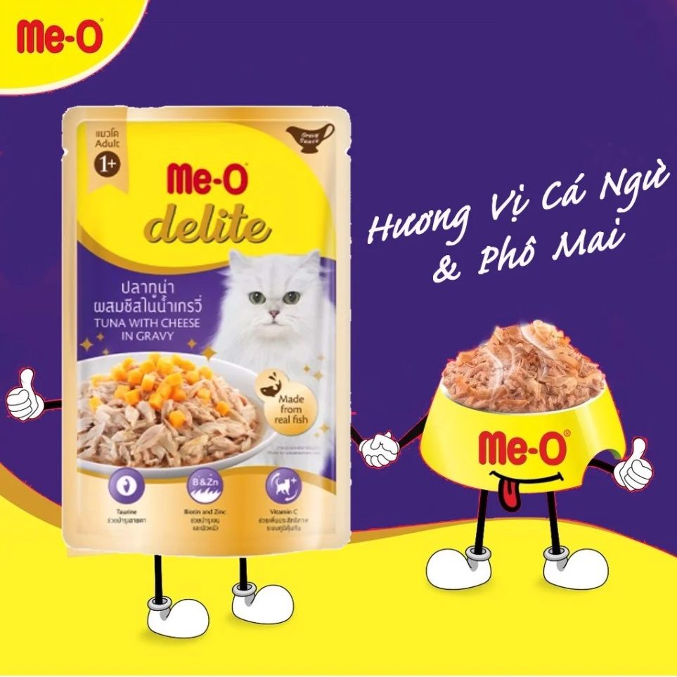 Thức ăn ướt cho mèo Pate Me-o delite - Gói 70g – Petspace.vn