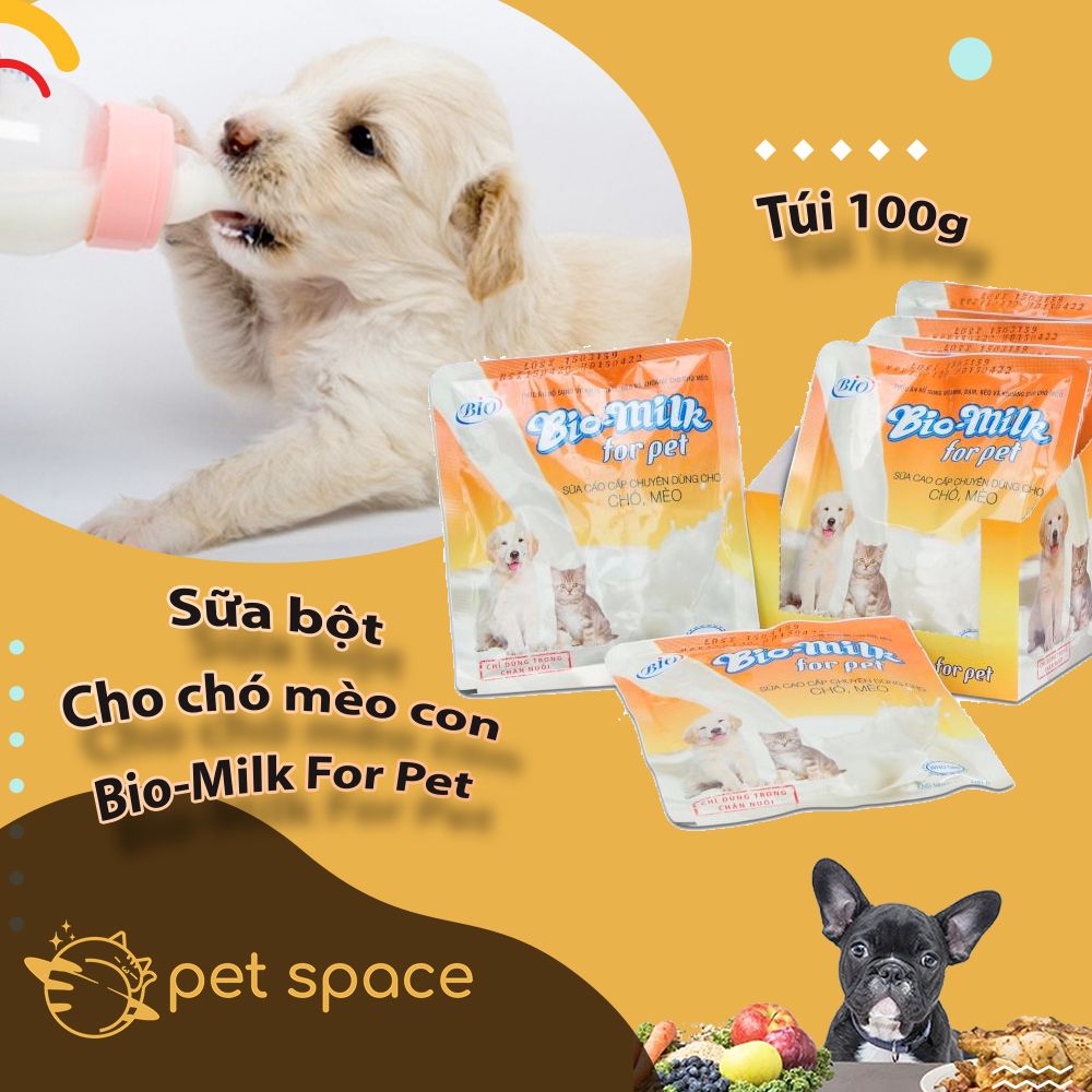 Sữa Bột Bi-O MILK cho chó mèo – Petspace.vn
