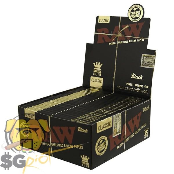 Raw Classic Black King Size Slim Rolling Paper Sàigònriot