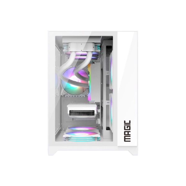 Case Magic Aqua M | M-ATX | Không Fan | Trắng