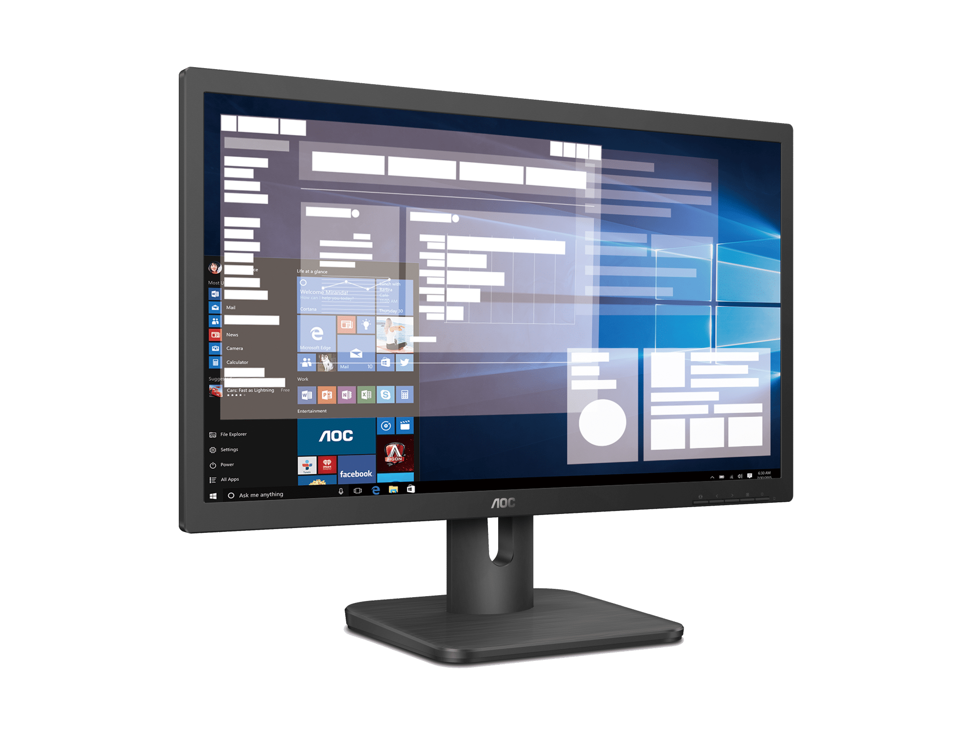 LCD AOC 20E1H/74 (19.5inch/FHD/TN/60Hz/5ms/HDMI+VGA)